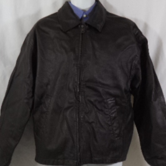 Iou | Jackets & Coats | Vintage Iou Mens Leather Jacket Size Lg | Poshmark